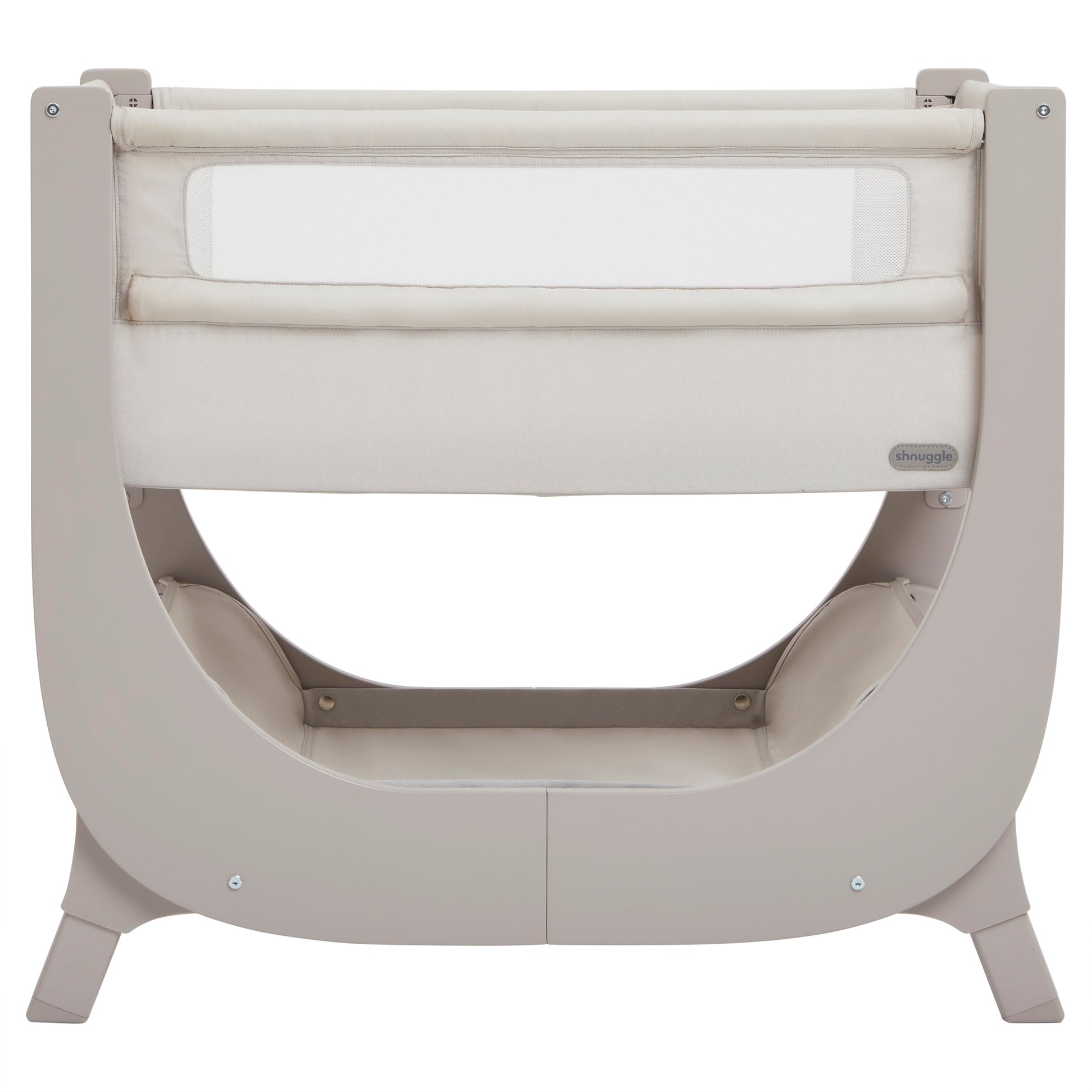 Shnuggle Air Bedside Crib & Mattress | Premium Wood frame