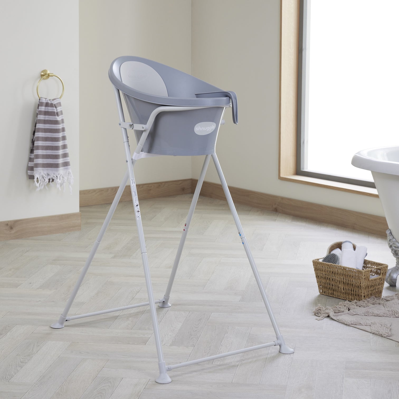 Shnuggle Baby Bath Stand | Safely Raise your baby bath