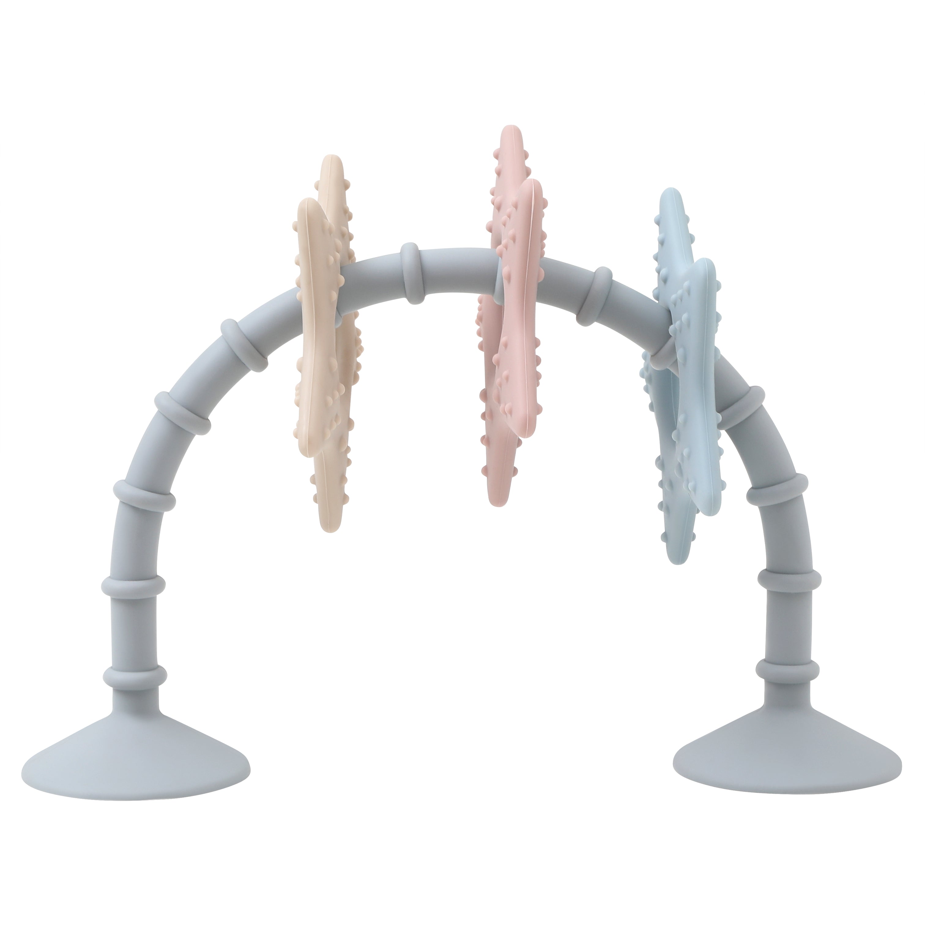 Stick 'n' Play Sensory Star Toy and Teether | For Baths, Highchairs an