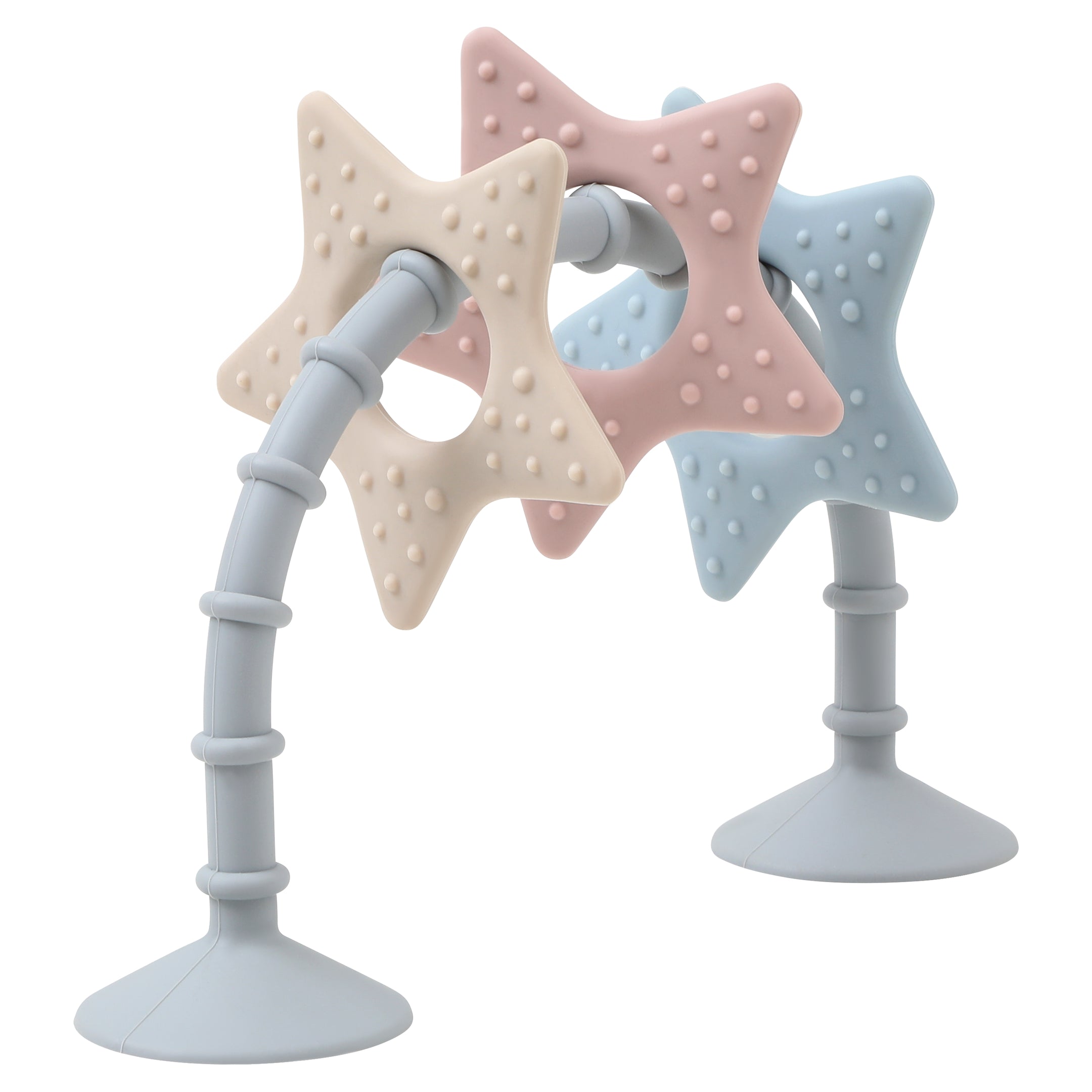 Stick 'n' Play Sensory Star Toy and Teether | For Baths, Highchairs an