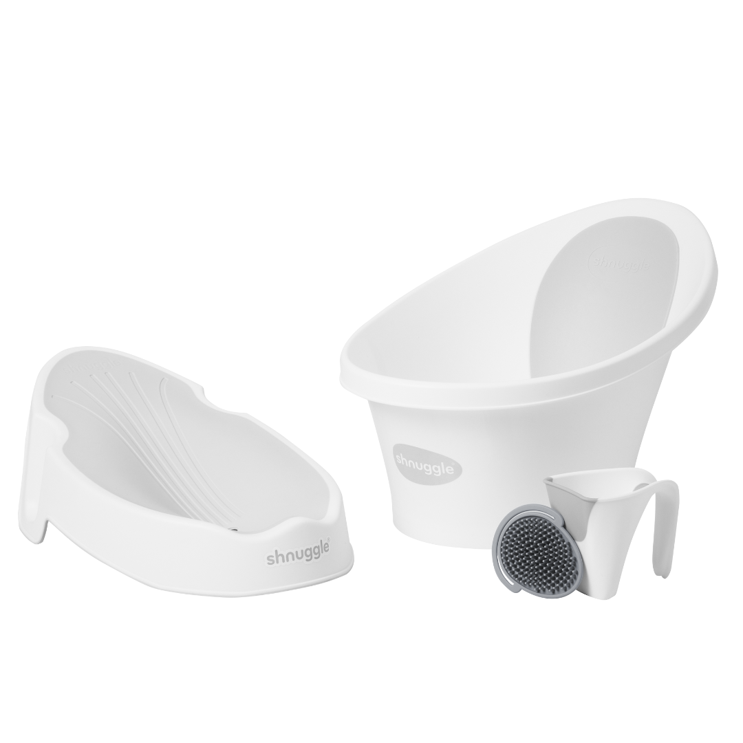White Newborn Support and Bath Bundle