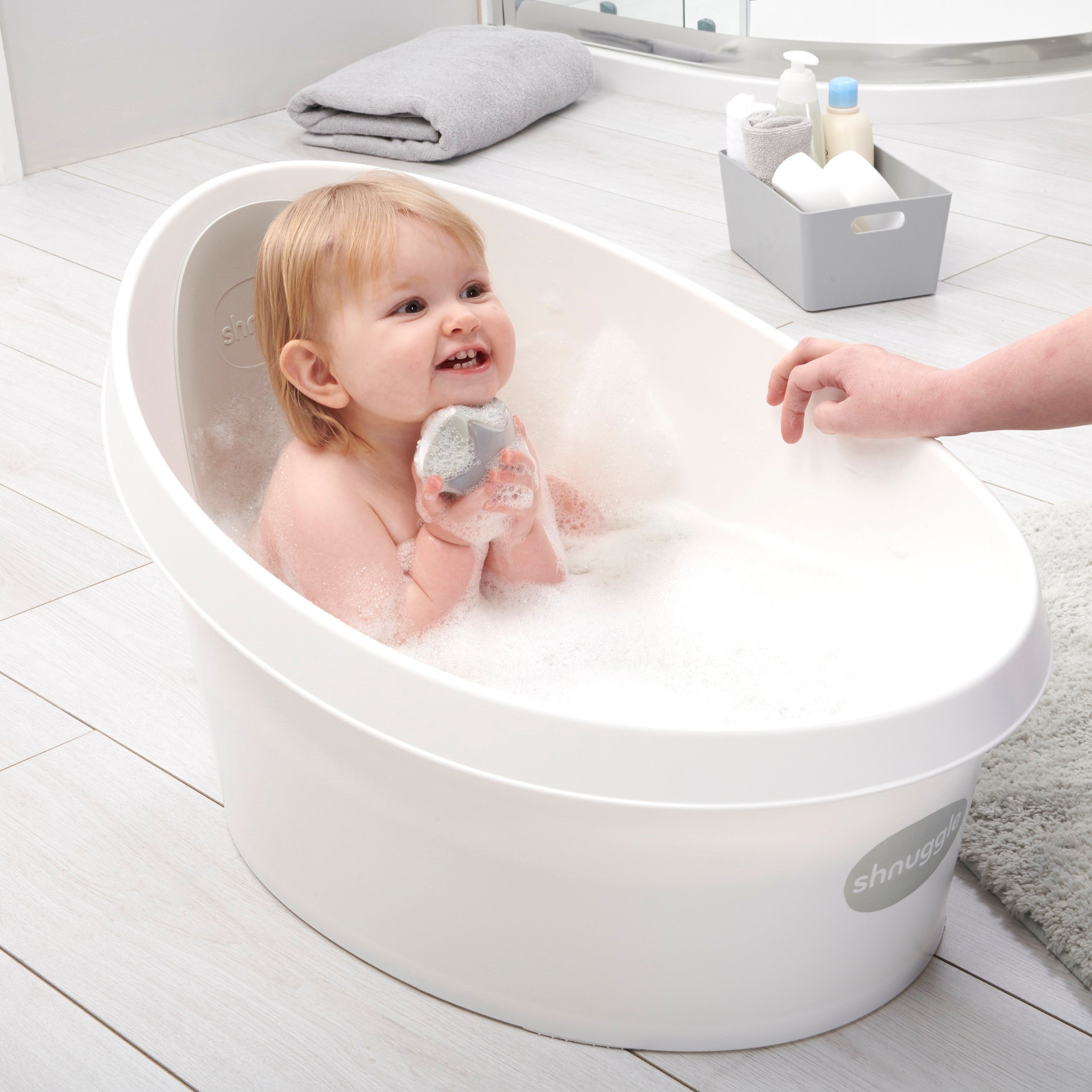 Shnuggle Toddler Bath | Big Bath for bigger kids | 9+ Months